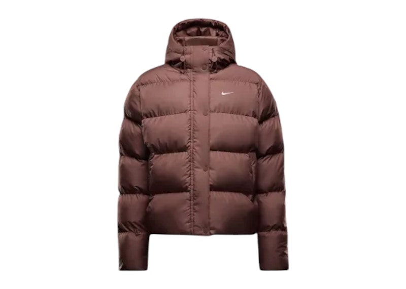 Nike Sportswear Women's Metro Puffer Therma-FIT Loose Hooded Jacket Red ...