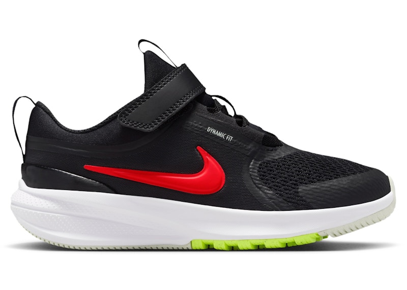 Nike Star Runner 5 Black Volt Tint Bright Crimson (PS) - HF7005-010 - US