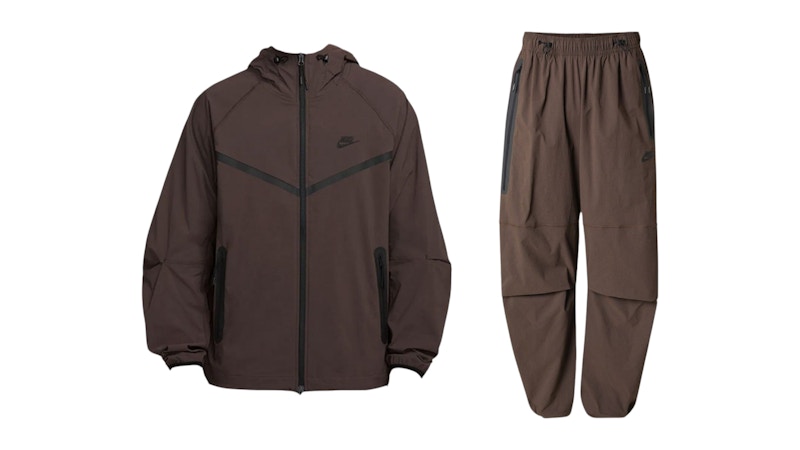 Nike Tech Woven Jacket & Pant Set Baroque Brown Men's - US