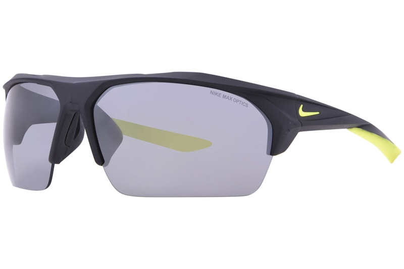 Nike Ternus Sunglasses Matte Black/Grey Silver Flash (EV1030-070) in ...