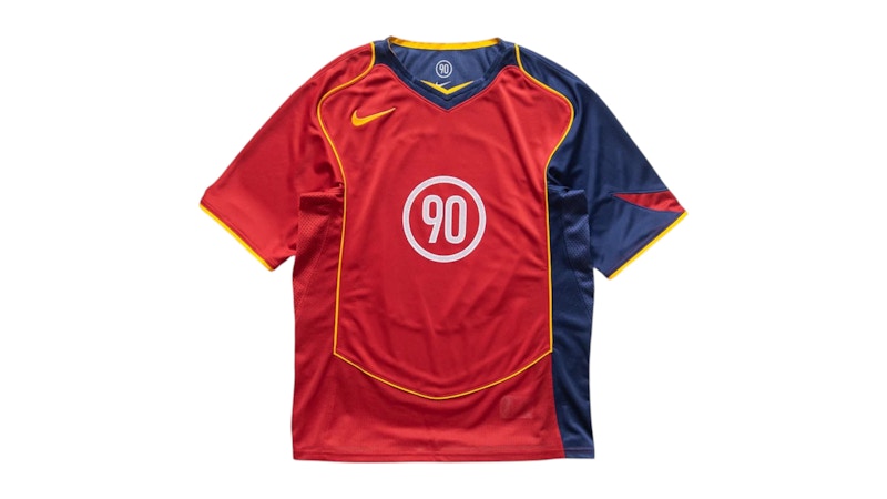 Nike Total 90 Dri-Fit Soccer Jersey Gym Red/Midnight Navy Men's - SS26 - US