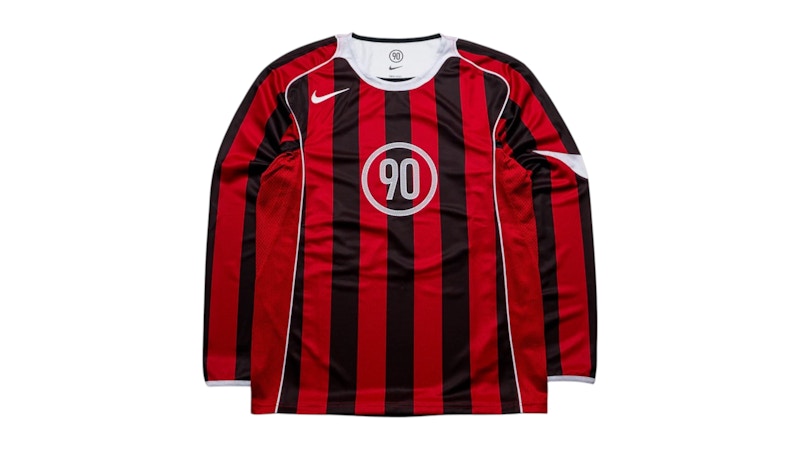 Nike Total 90 L/S Soccer Jersey Gym Red/White Men's - SS26 - US