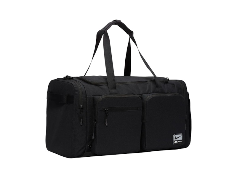 Nike Utility Power 2.0 Duffel Medium 51L Bag Black/Black/White - FW24 - US