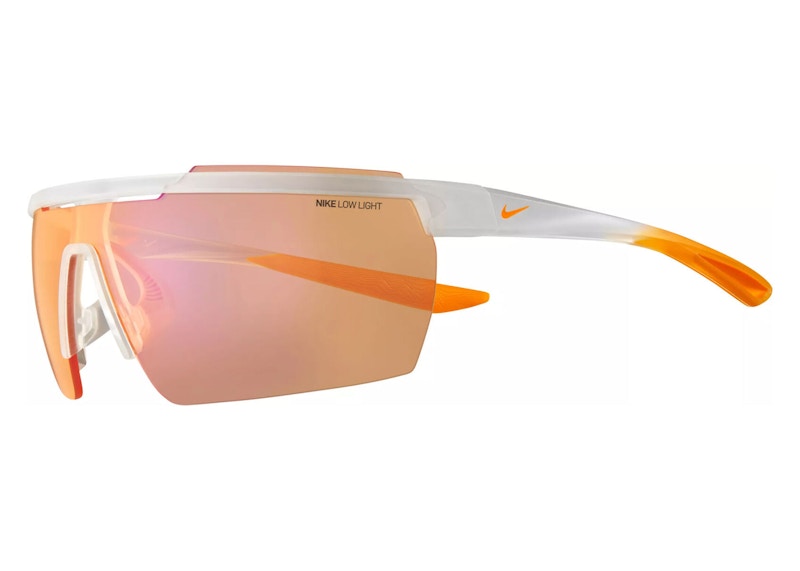 Nike Windshield Elite Sunglasses Matte Clear/Orange (CW4660-913-60) in ...