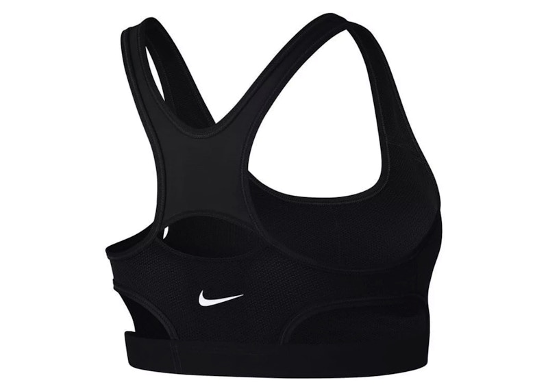 Nike Women's Pro Classic Padded Logo Sports Bra Black - SS24 - US