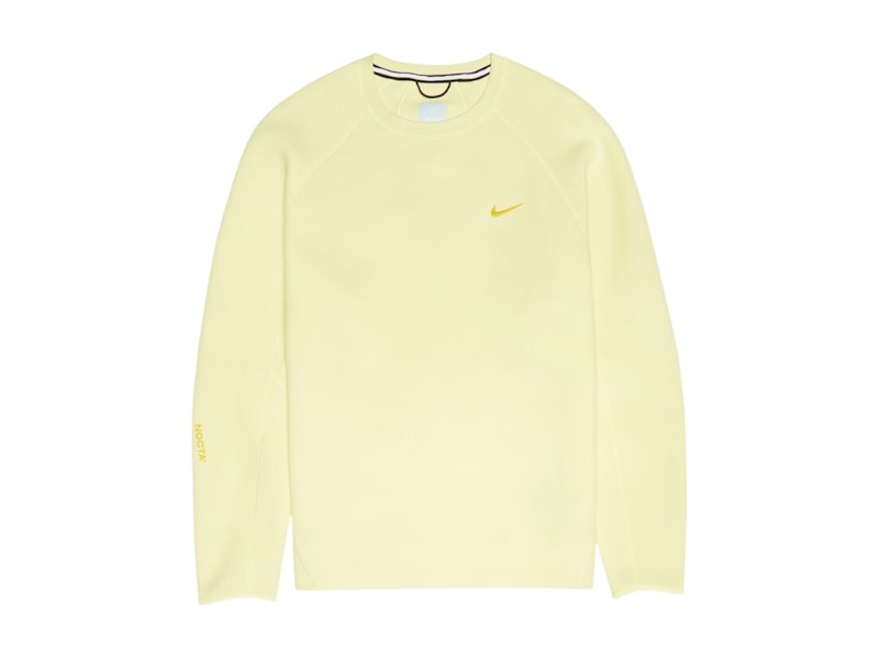 Nike x NOCTA NRG Tech Fleece Crewneck Sweatshirt Citron Tint Nike x NOCTA NRG Tech Fleece Crewneck Sweatshirt Citron Tint