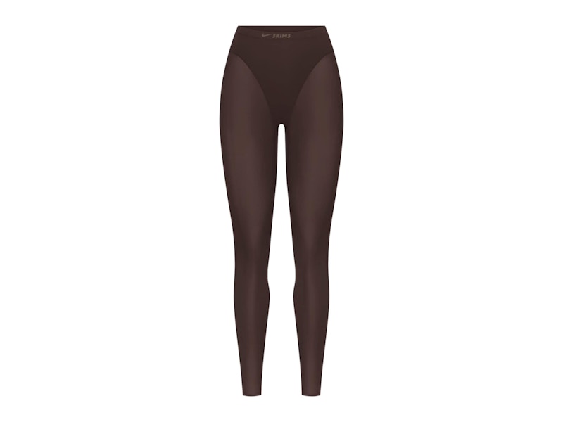 Nike x SKIMS Women's Weightless Layers V-Line 26" Legging Dark Roast ...