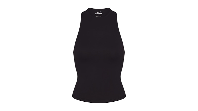 Nike x SKIMS Women's Matte Mock Neck Racer Tank Obsidian - FW25 - US