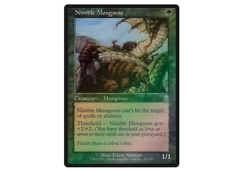 Nimble Mongoose (Foil) Magic: The Gathering TCG Odyssey Uncommon #258 ...