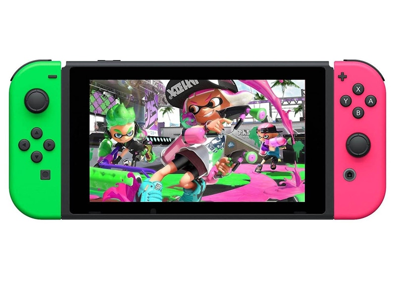Nintendo Switch Splatoon 2 Console HAC-001 Neon Pink/Neon Green - US