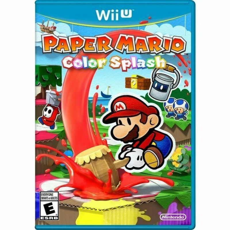 Nintendo Wii U Paper Mario Color Splash Video Game - FR