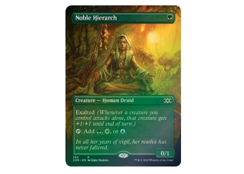 Noble Hierarch (Extended Art) (Foil) Magic: The Gathering TCG Double ...