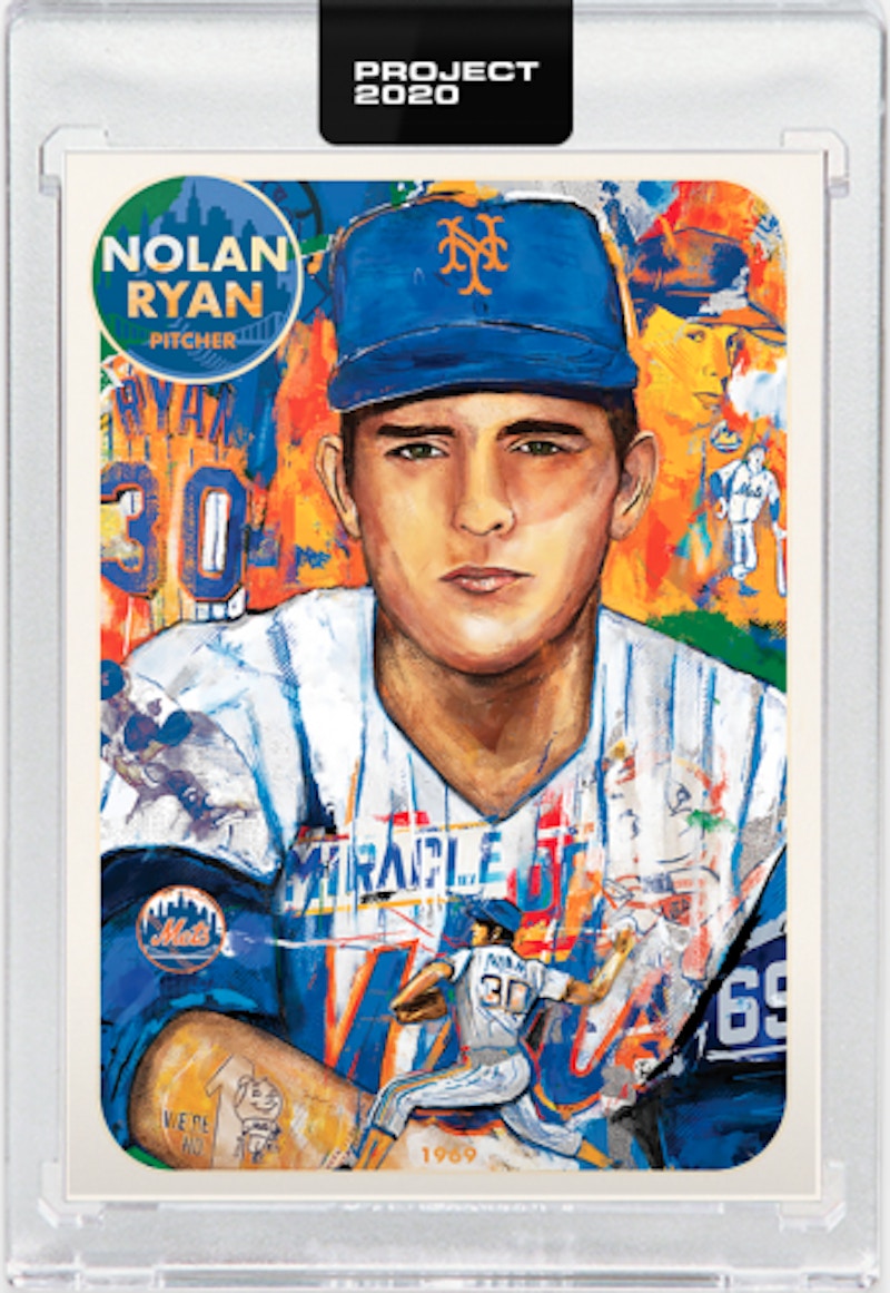 Nolan Ryan 1969 Topps Project 2020 Andrew Thiele Artist Proof /20 #67 ...