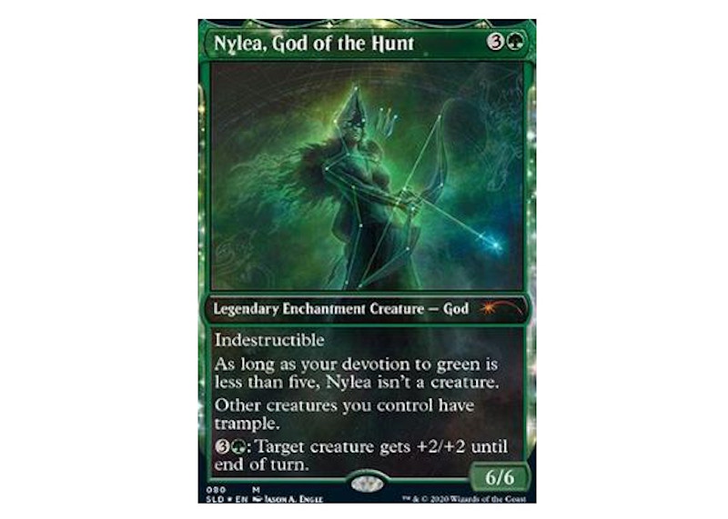 Nylea, God of the Hunt (Foil) Magic: The Gathering TCG Secret Lair ...