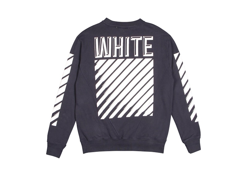 OFF-WHITE 3D Crewneck Navy Men's - FW15 - US