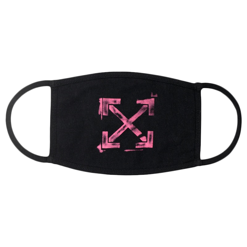 OFF-WHITE Diag Face Mask (SS19) Black/White - SS19