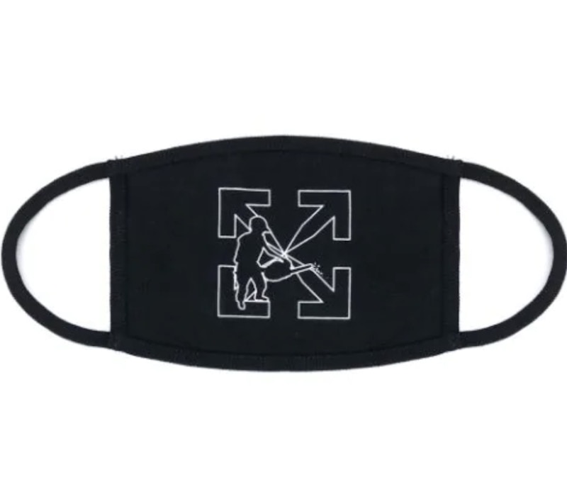 OFF-WHITE Arrows Logo Facemask Black/White - SS20 - US