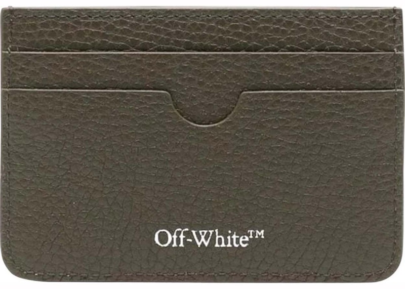 OFF-WHITE Binder Card Case Military in Leather - US
