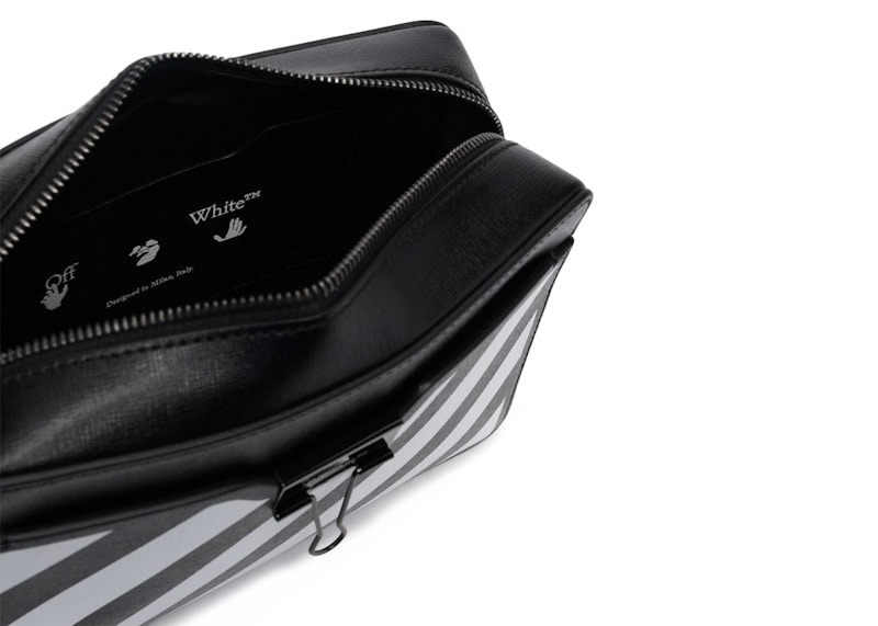 OFF-WHITE Binder Diag Camera Shoulder Bag SS22 Black White Yellow in ...