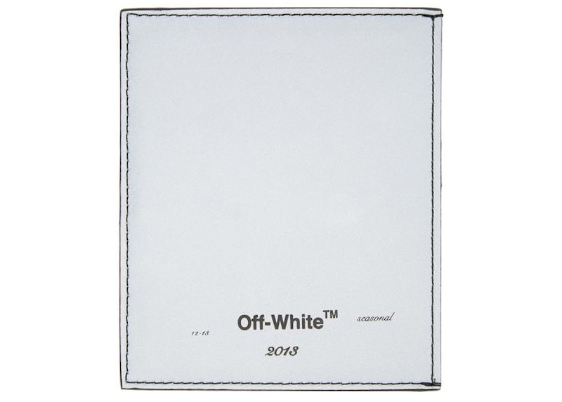OFF-WHITE Card Holder (5 Card Slot) Silver in Leather - US