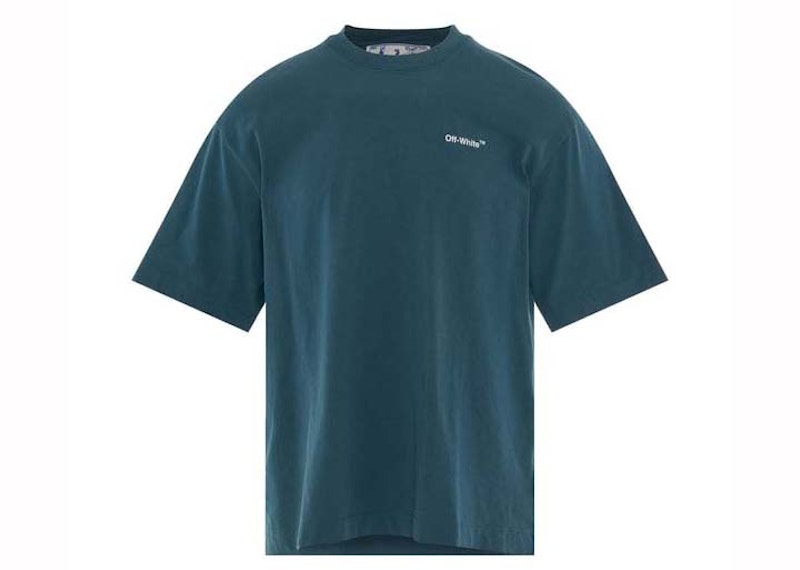 OFF-WHITE Chain Arrow Skate Kit Tee Duck Green Men's - US