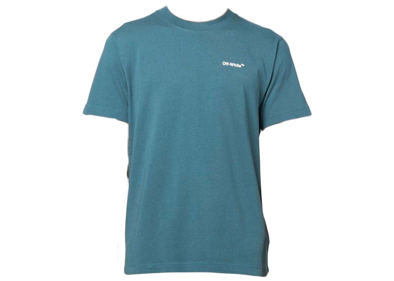 OFF-WHITE Chain Arrow Slim S/S Tee Duck Green Men's - US