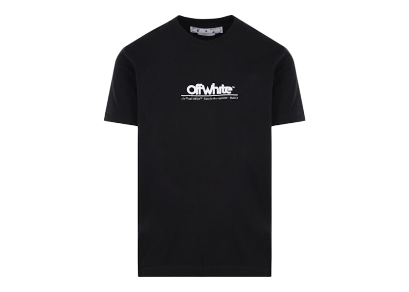 OFF-WHITE Chunky Logo-Embroidered Tee Black/White - SS23 - GB