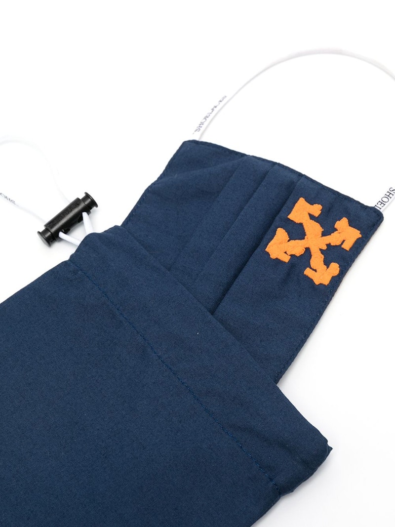 OFF-WHITE Embroidered Arrows Mask/Bag Blue/Orange - SS21
