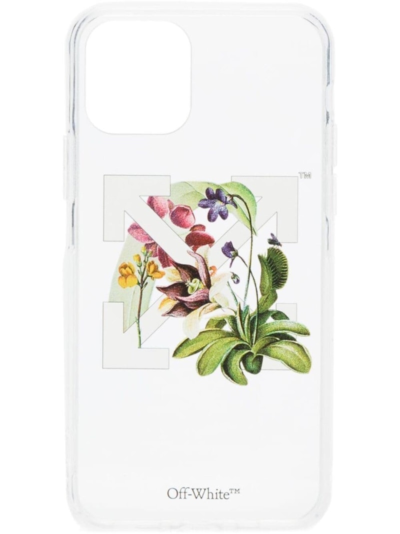 OFF-WHITE Flower Arrows iPhone 11 Pro Case Transparent/White Men's ...