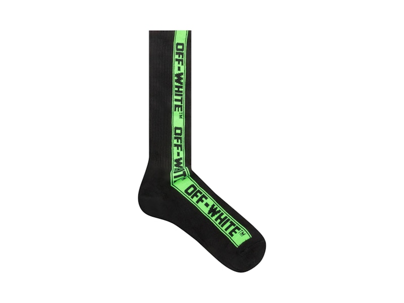 OFF-WHITE Fluo Industrial Belt Socks Black Men's - US