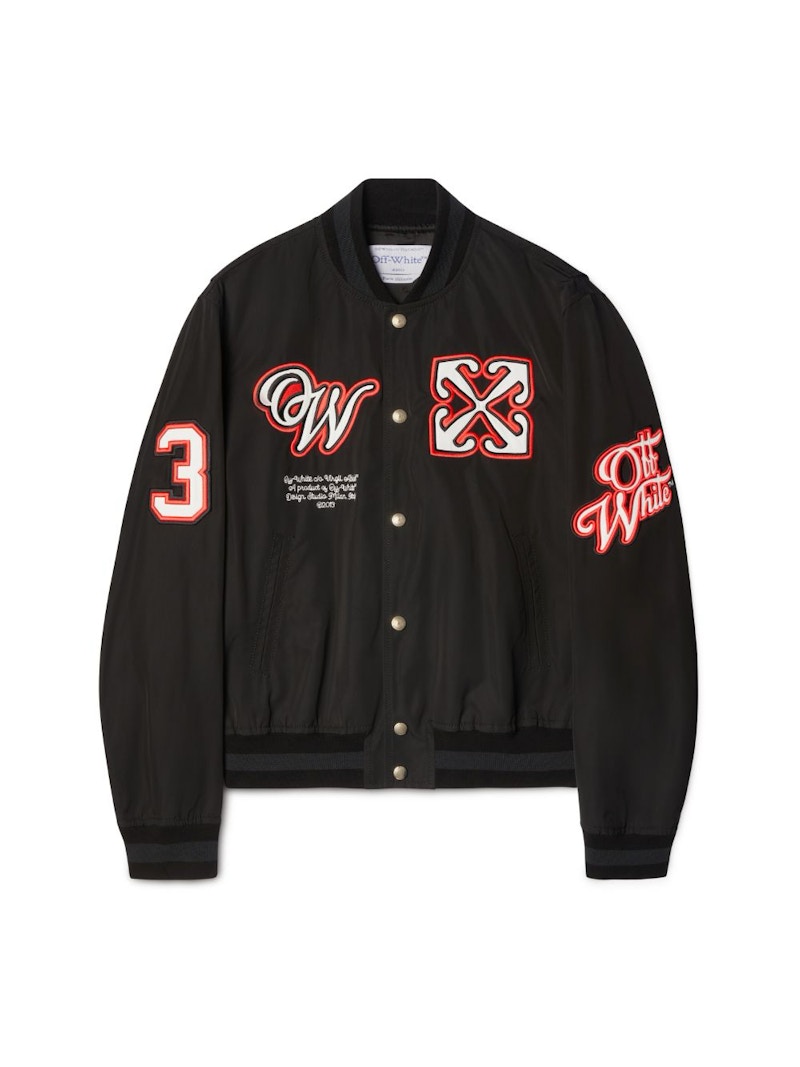 OFF-WHITE Golf Varsity Jacket Black Men's - FW24 - US