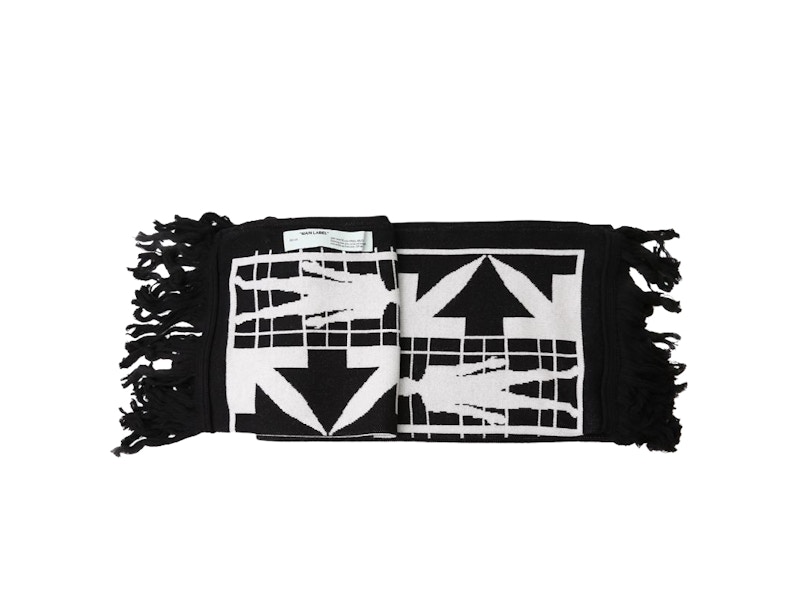 OFF-WHITE Half Arrow Scarf Black/White Men's - SS20 - US