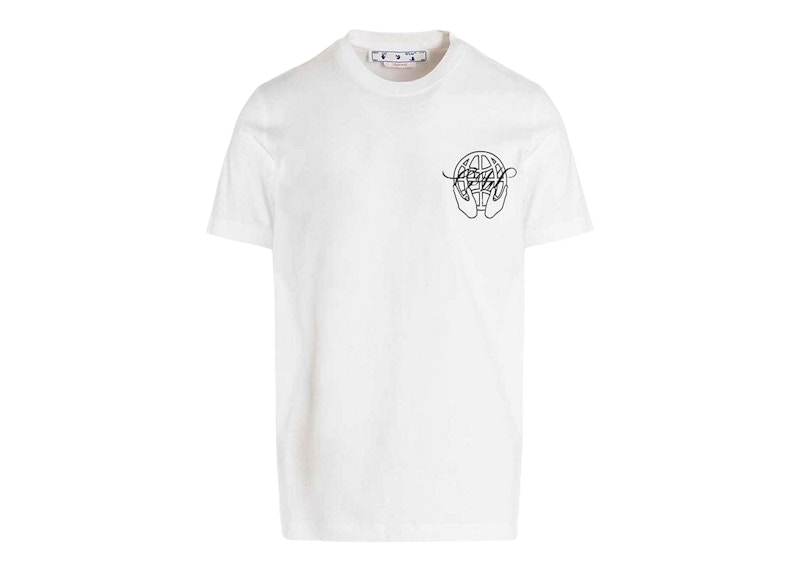 OFF-WHITE Hand Arrow Tee White/Black Men's - SS23 - US
