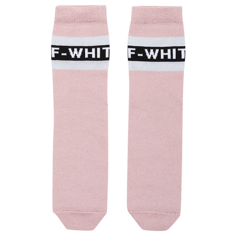 OFF-WHITE Industrial Socks (SS19) Pink/Black Men's - SS19 - US