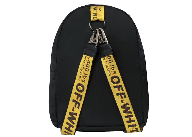 OFF-WHITE Industrial-Strap Backpack Mini Black in Polyamide with Black-tone