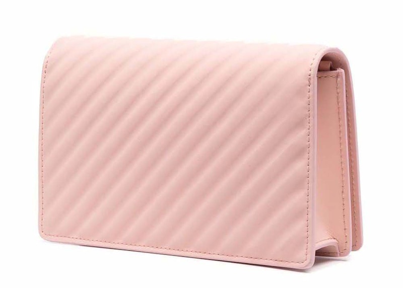 OFF-WHITE Jitney 0.5 Quilted Crossbody Pink in Leather with Silver-tone ...