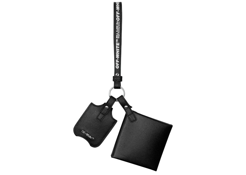 OFF-WHITE Leather Multi-Functional Bags Black in Leather with Silver ...