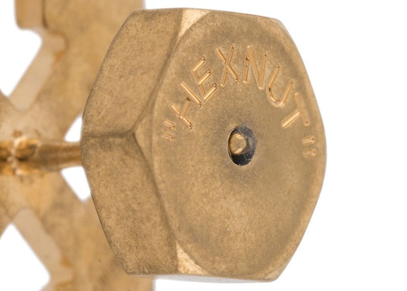 OFF-WHITE Mini Arrow Earrings Gold in Metal - US