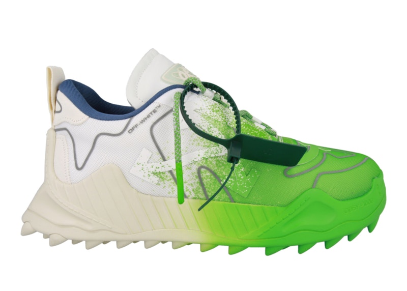 OFF-WHITE Odsy-1000 White Green Spray Paint Men's ...