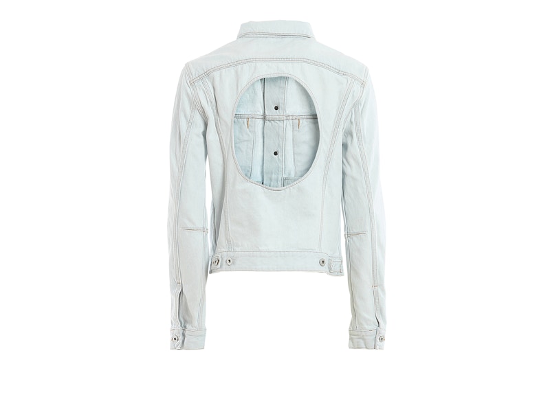 OFF-WHITE Open Back Denim Jacket Light Blue - SS20 - US