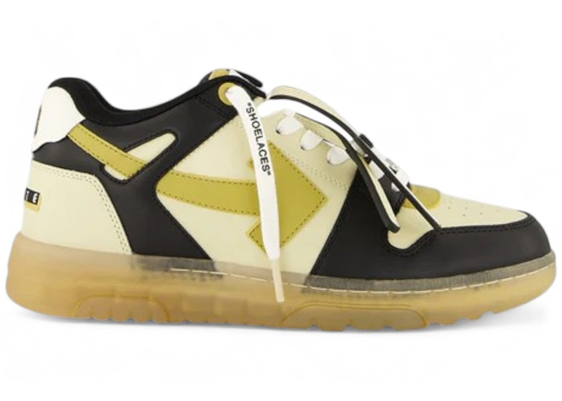 OFF-WHITE Out Of Office OOO Low Tops Sand Golden Brown Men's ...