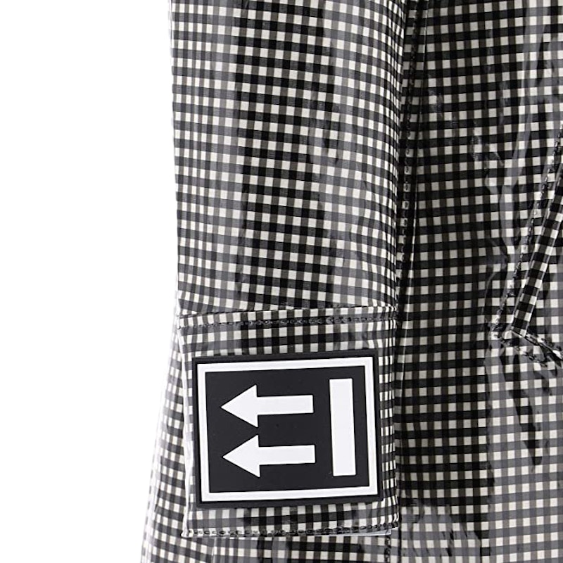 OFF-WHITE PVC Trench Coat Black - SS19 - US