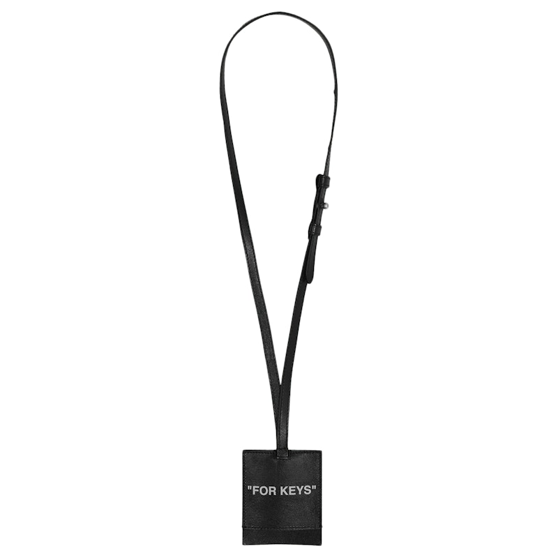 OFF-WHITE Quote Key Holder Black/White - SS20 - US