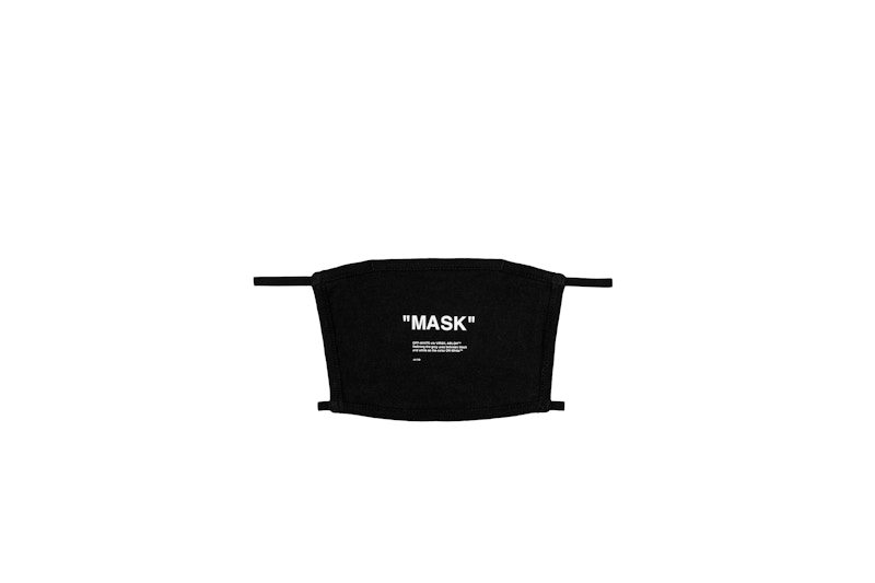 OFF-WHITE New Logo Over The Head Face Mask Black/White - SS20 - US