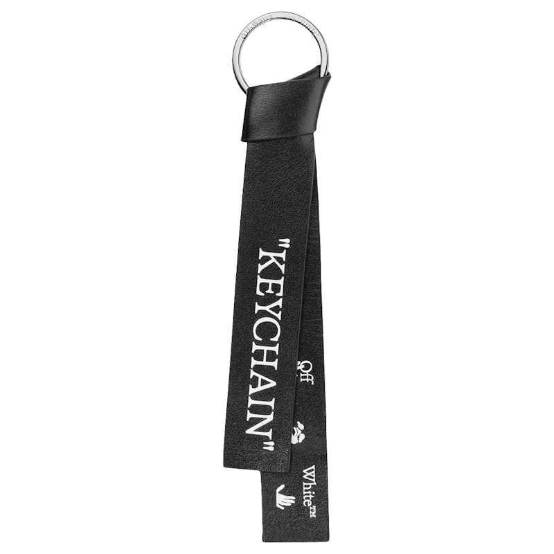 OFF-WHITE Quotes Keyring Black - SS20 - US
