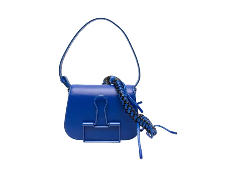 OFF-WHITE Skeleton Binder Crossbody Blue in Leather - US
