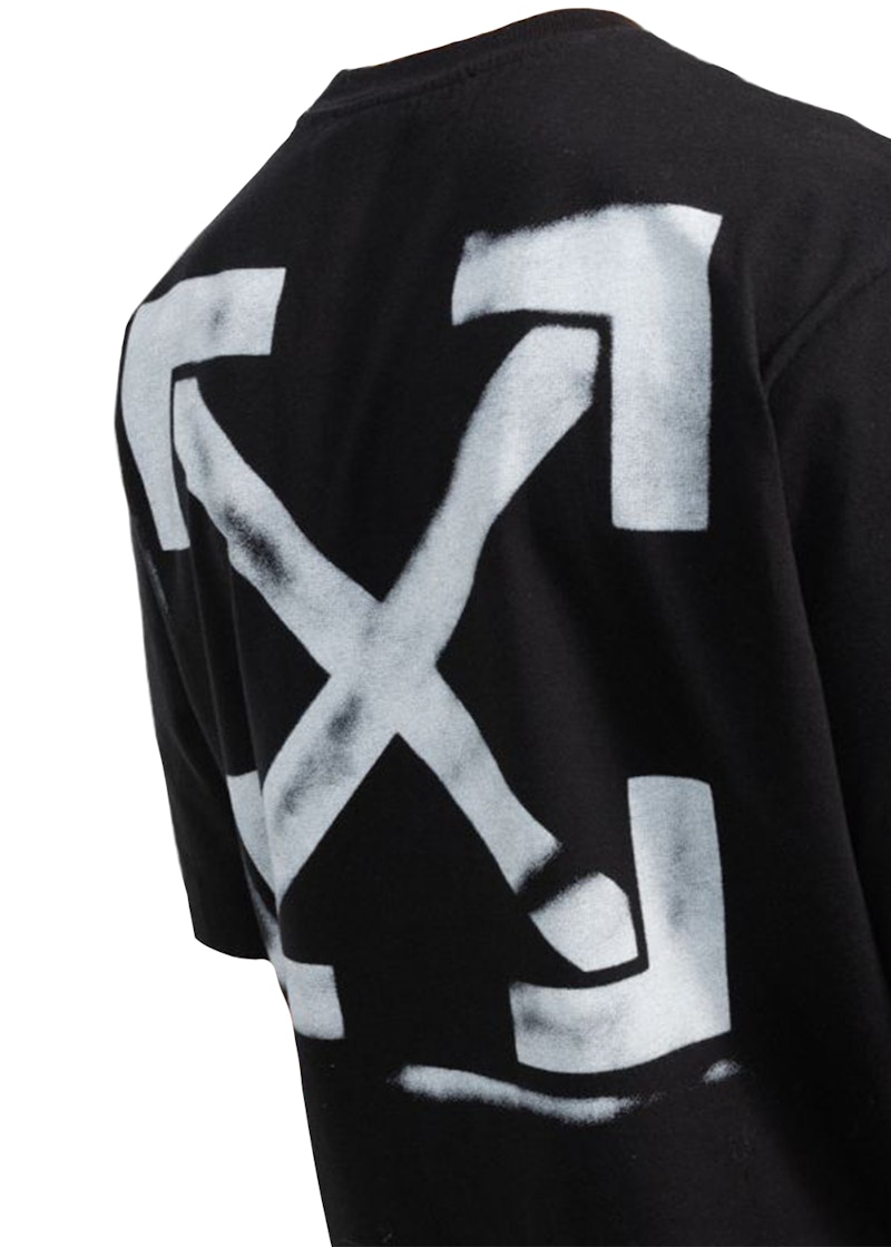 OFF-WHITE Stamped Arrows T-Shirt Black/White Men's - SS22 - US