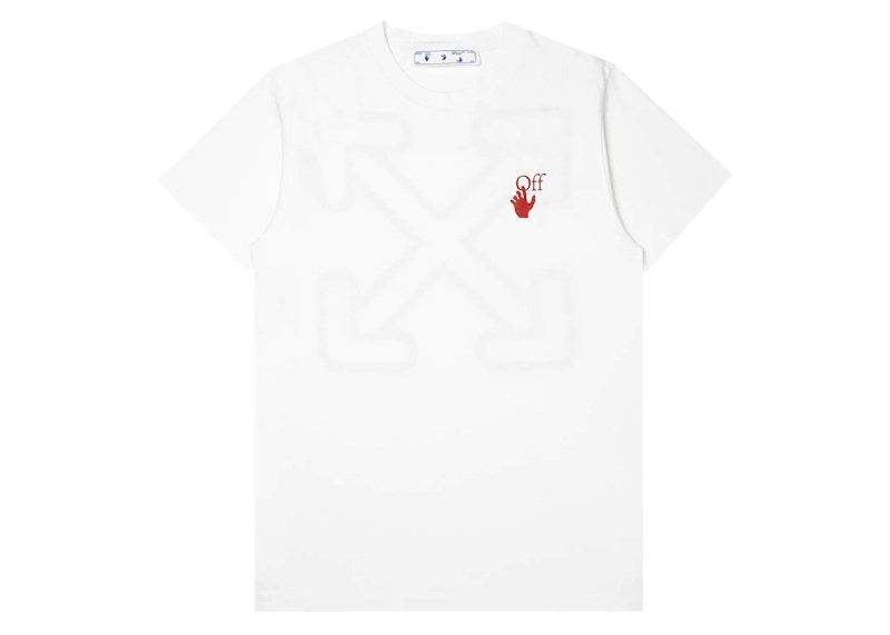 OFF-WHITE Starred Slim Arrow Tee White Men's - SS24 - US