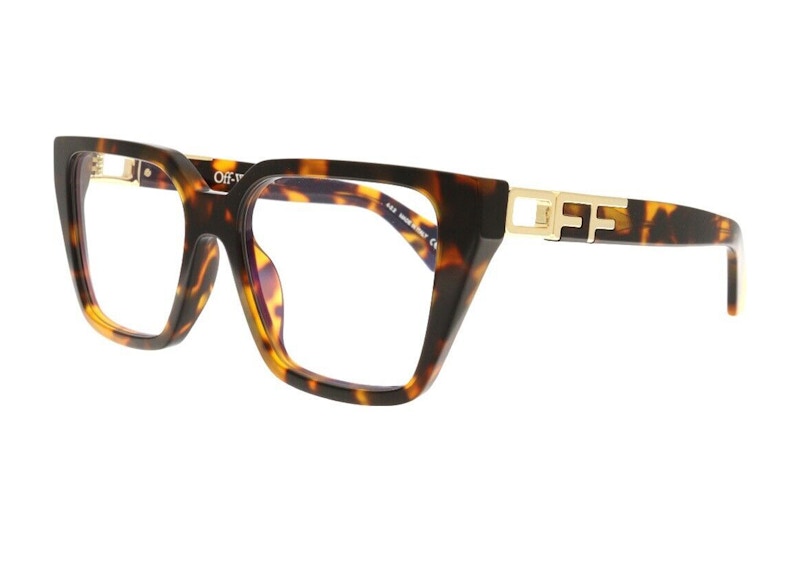 OFF-WHITE Style 29 Eyeglasses Havana (OERJ029S23PLA0016000) in Plastic - US
