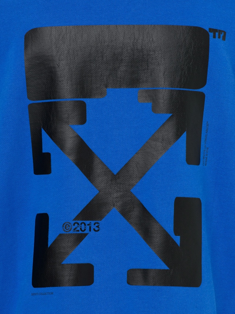 OFF-WHITE Tech Market Hoodie Blue/Black Men's - SS21 - US